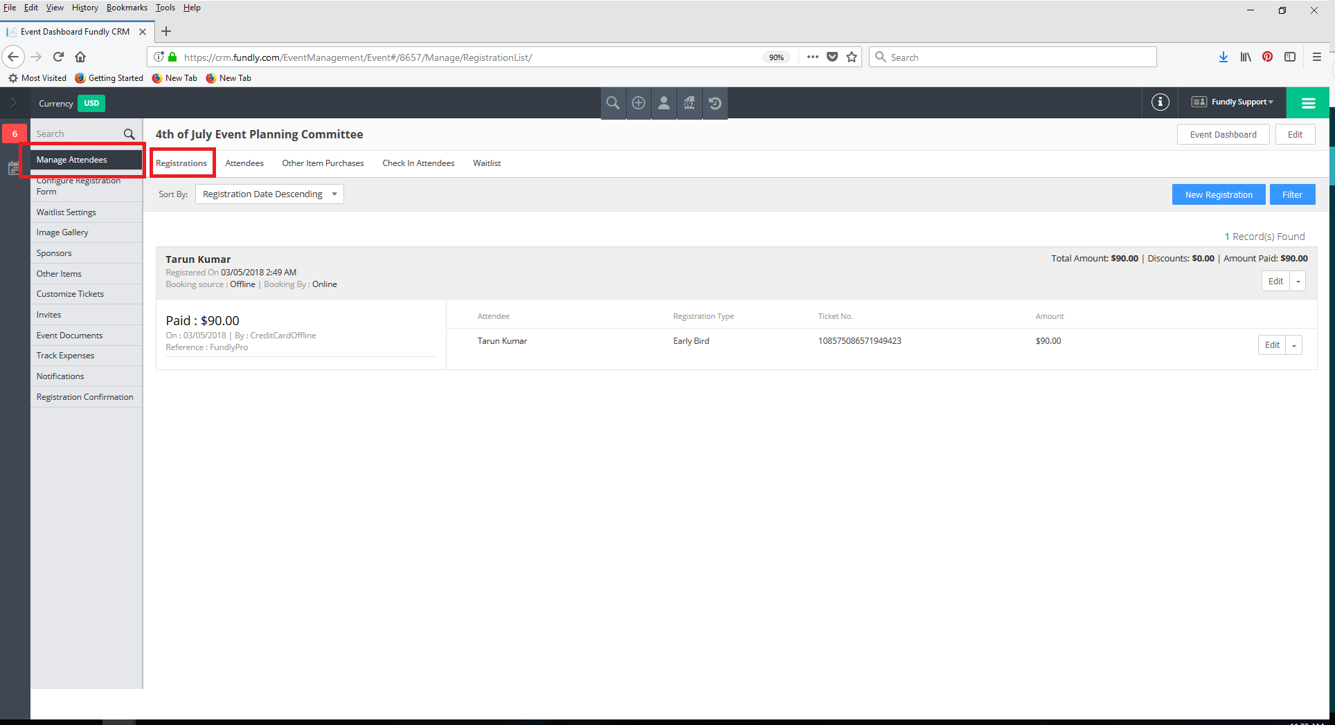 Manage Events Part I: Event Dashboard – Fundly Support Center